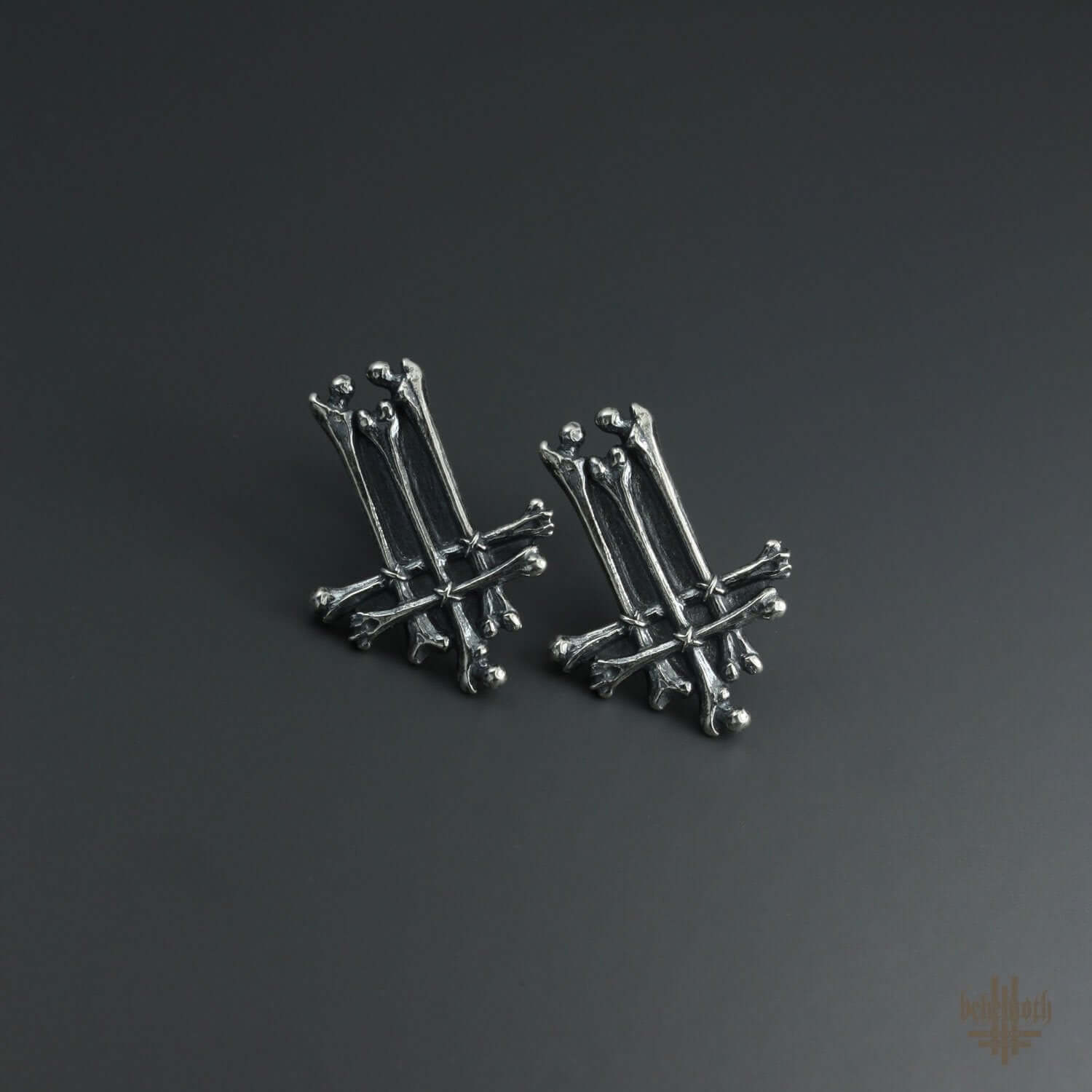 'Trivmviratvs' Behemoth sterling silver earrings (a pair) – Behemoth ...