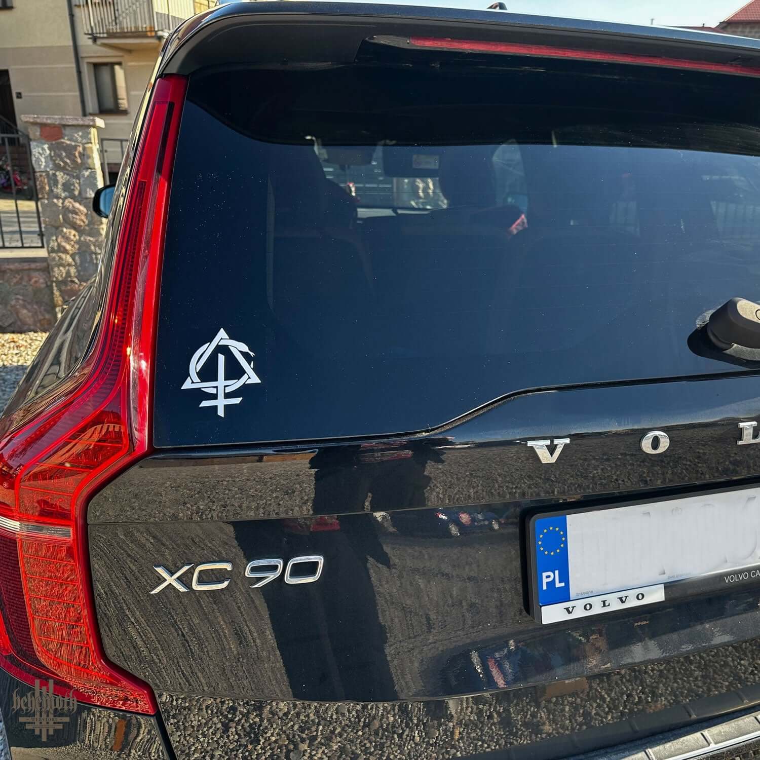 Contra White Vinyl Sticker - Behemoth