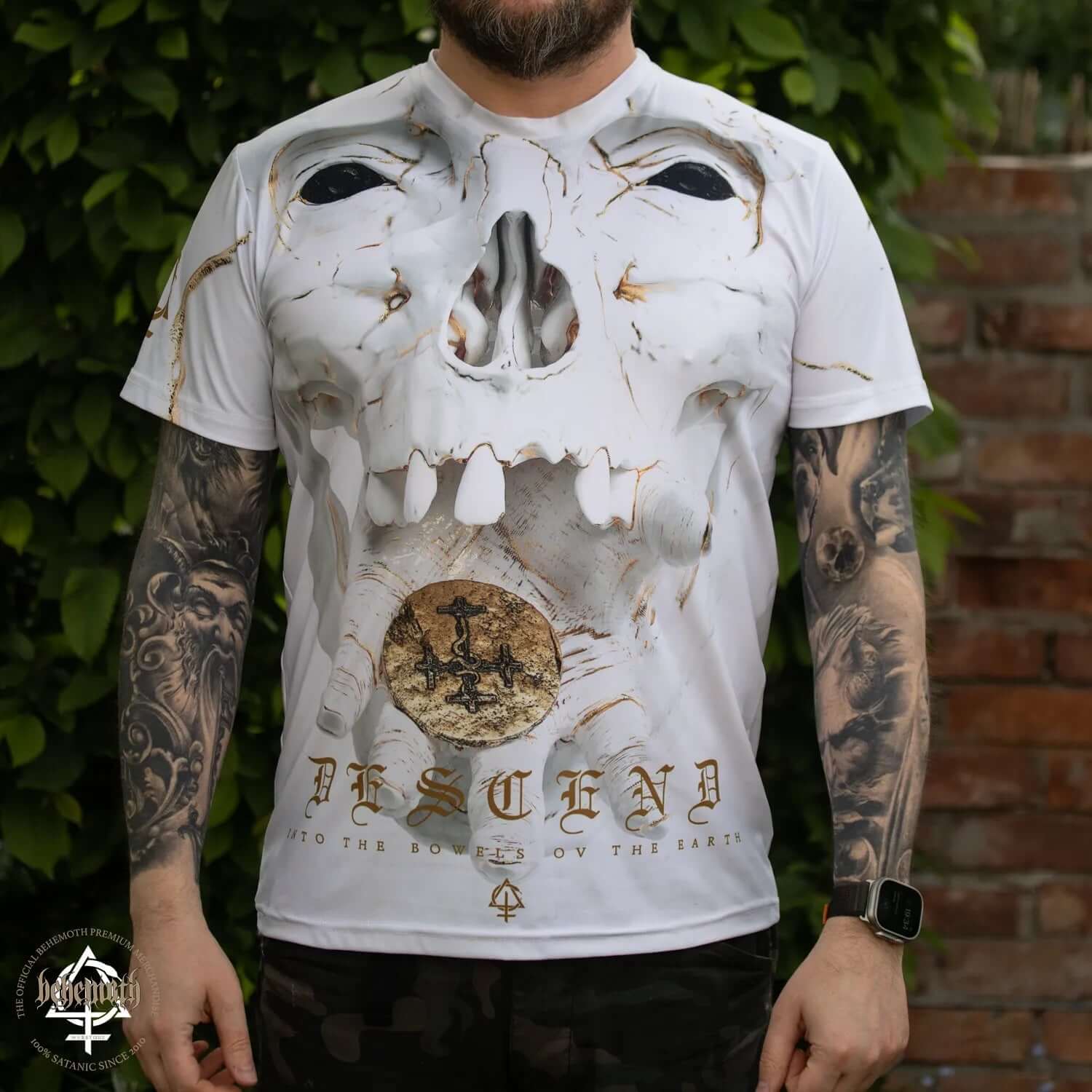 'Skull' Behemoth All-Over Print T-Shirt