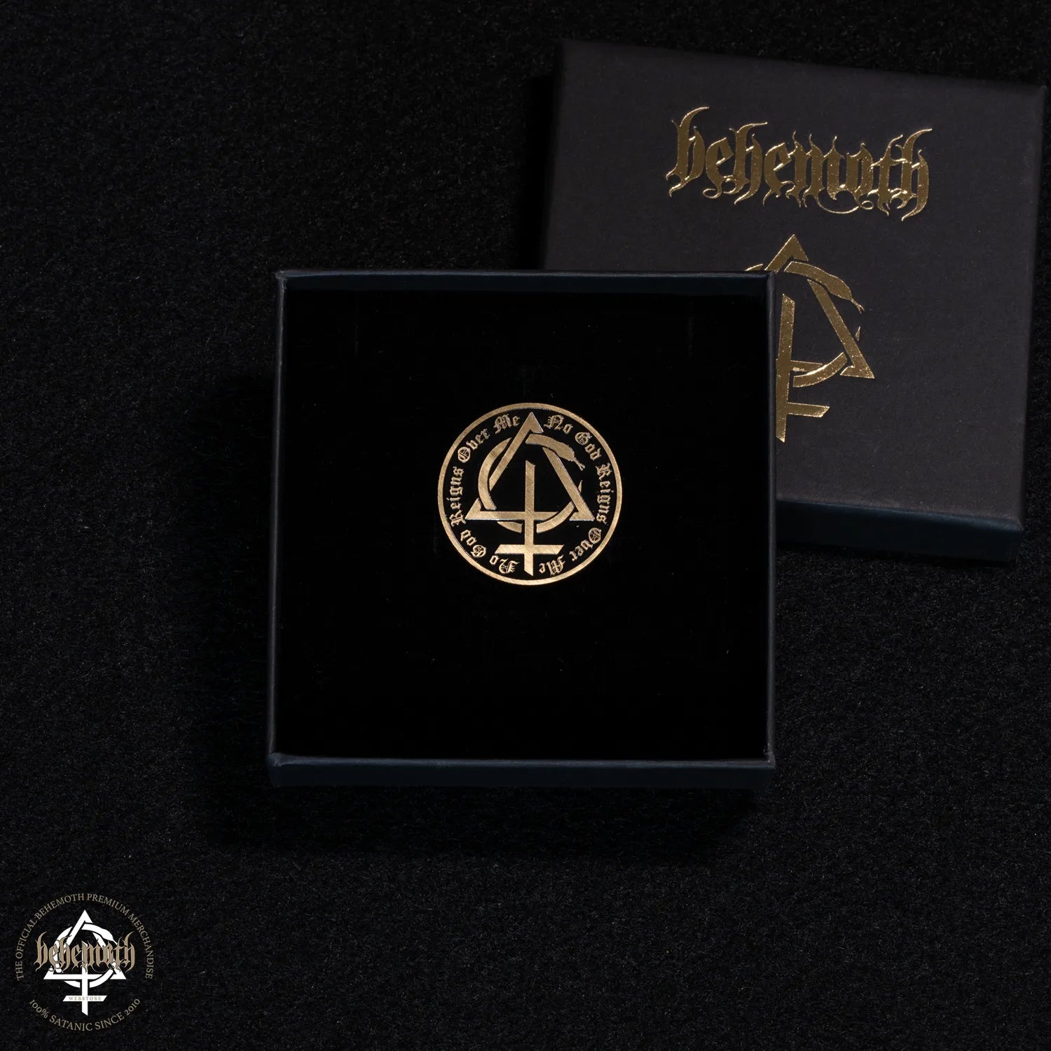 Behemoth 'Contra' brass pin – Behemoth Webstore Worldwide