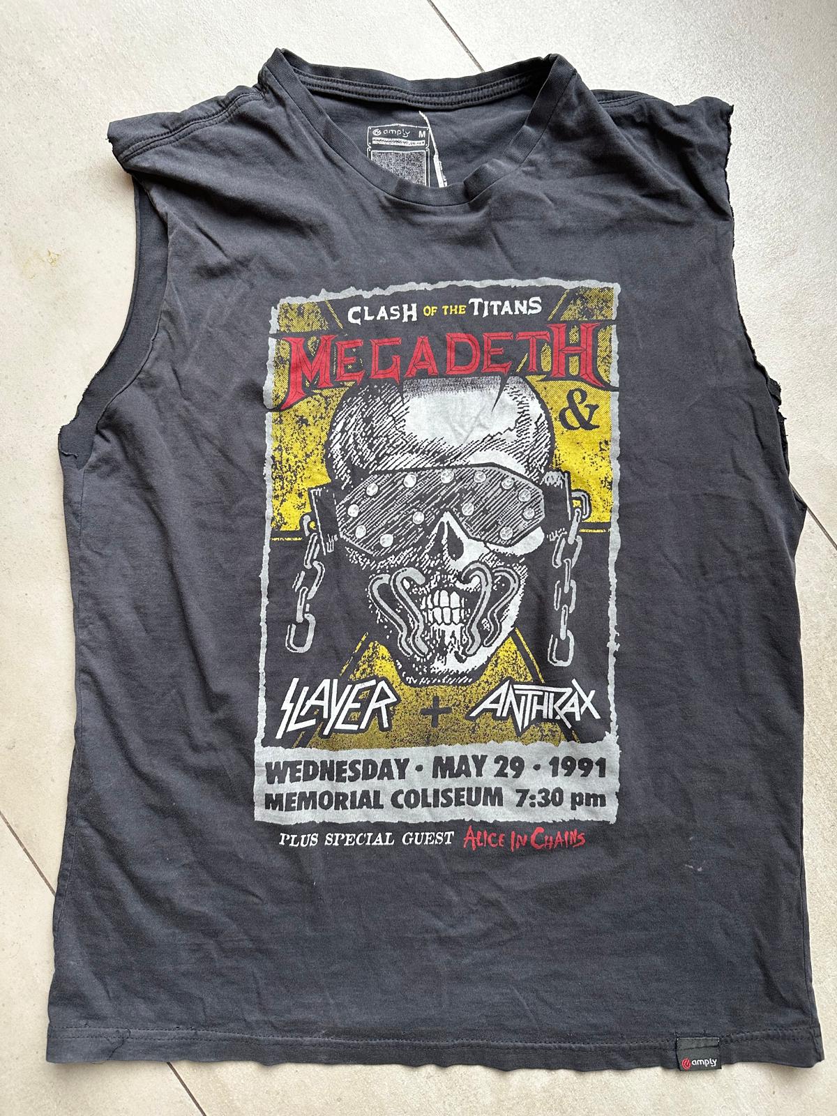 Vintage Hell – MEGADETH – Clash of the Titans (boot, cut-off) (Tank Top ...