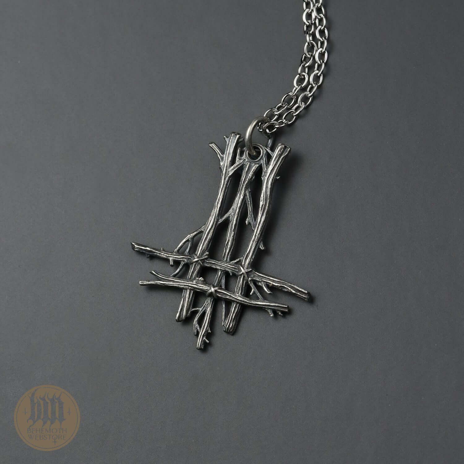 Behemoth 'Trivmviratvs' sterling silver necklace – Behemoth Webstore ...